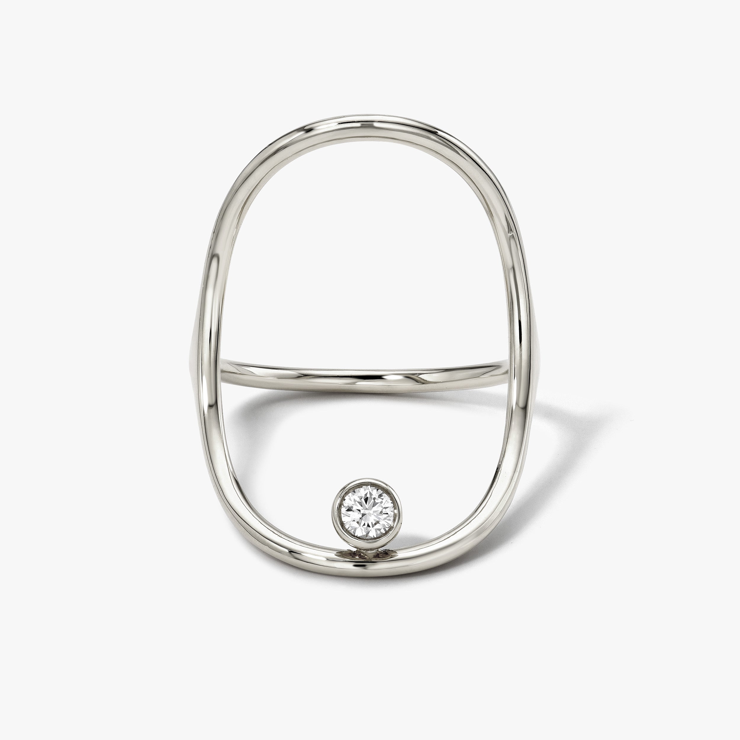 Diamond Continuity Ring™ | White/Space